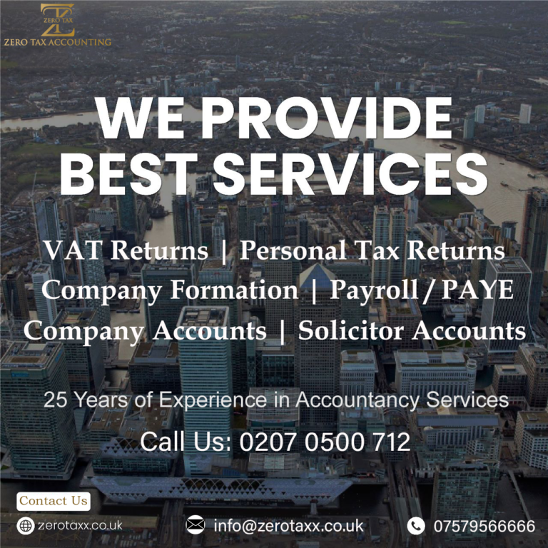 Zero Tax Accounting – Best Accountants in London